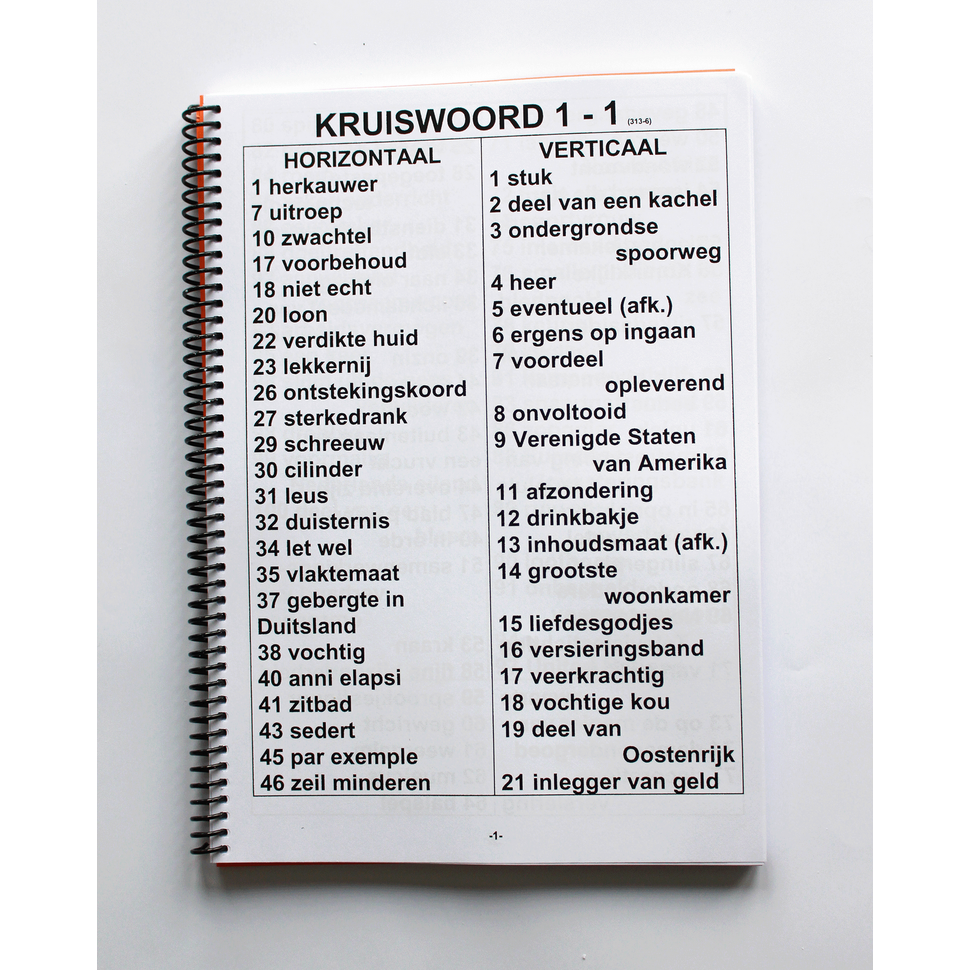 LM Zorgshop Online - Denksport grootletter kruiswoordpuzzels